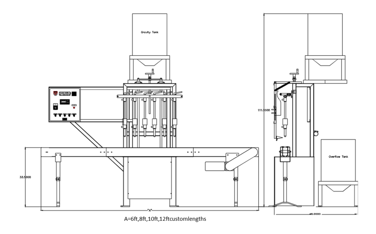 Automatic Bottom Fill-To-Level Straight-Line Liquid Filler – Packaging ...