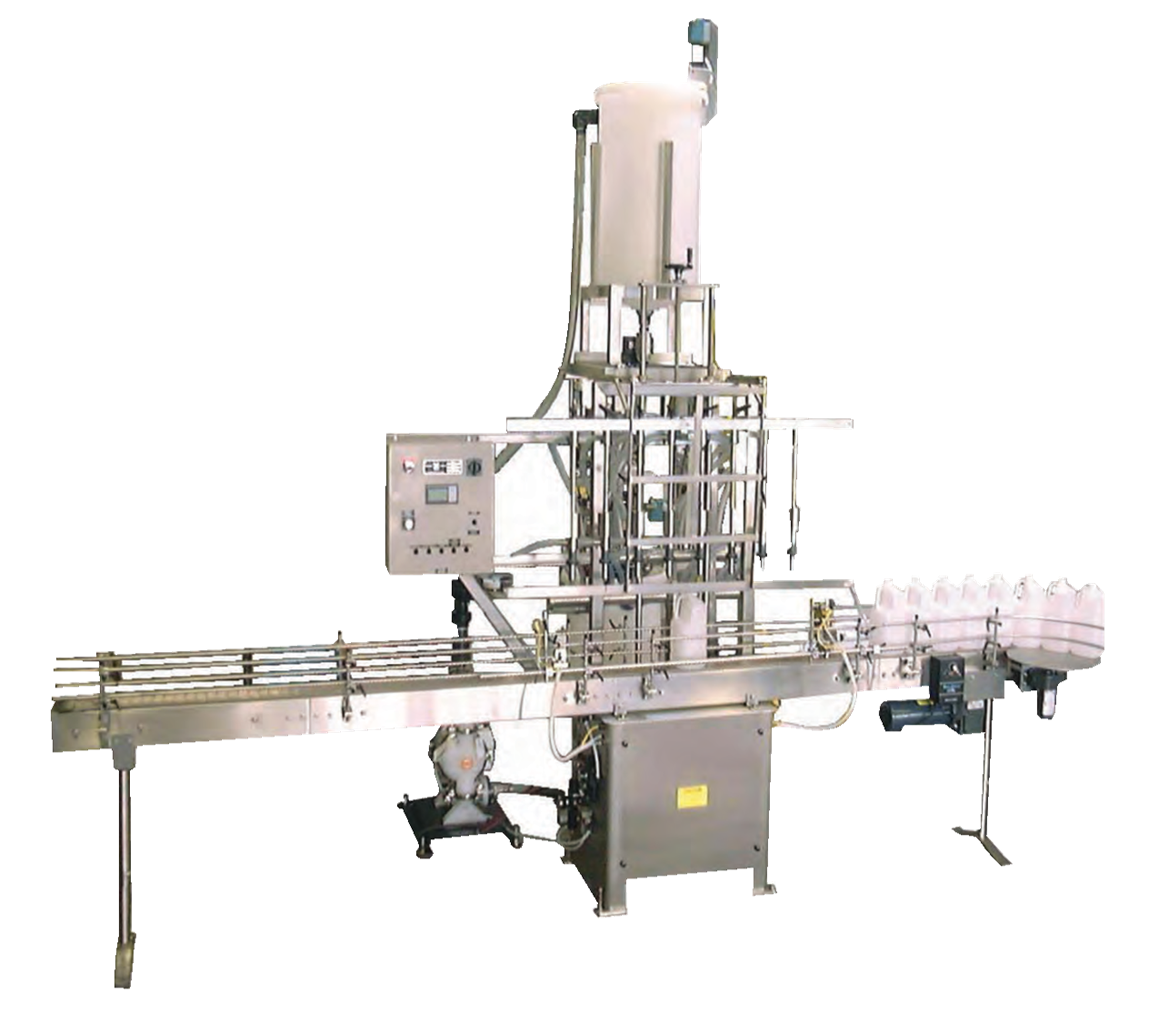 Automatic Bottom Fill-To-Level Straight-Line Liquid Filler – Packaging ...